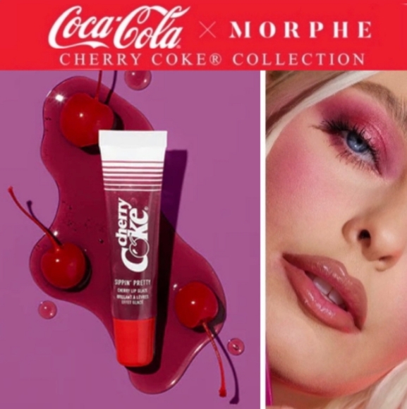 Morphe | Makeup | Morphe X Cocacola Cherry Coke Sippin Pretty Lip Glaze ...
